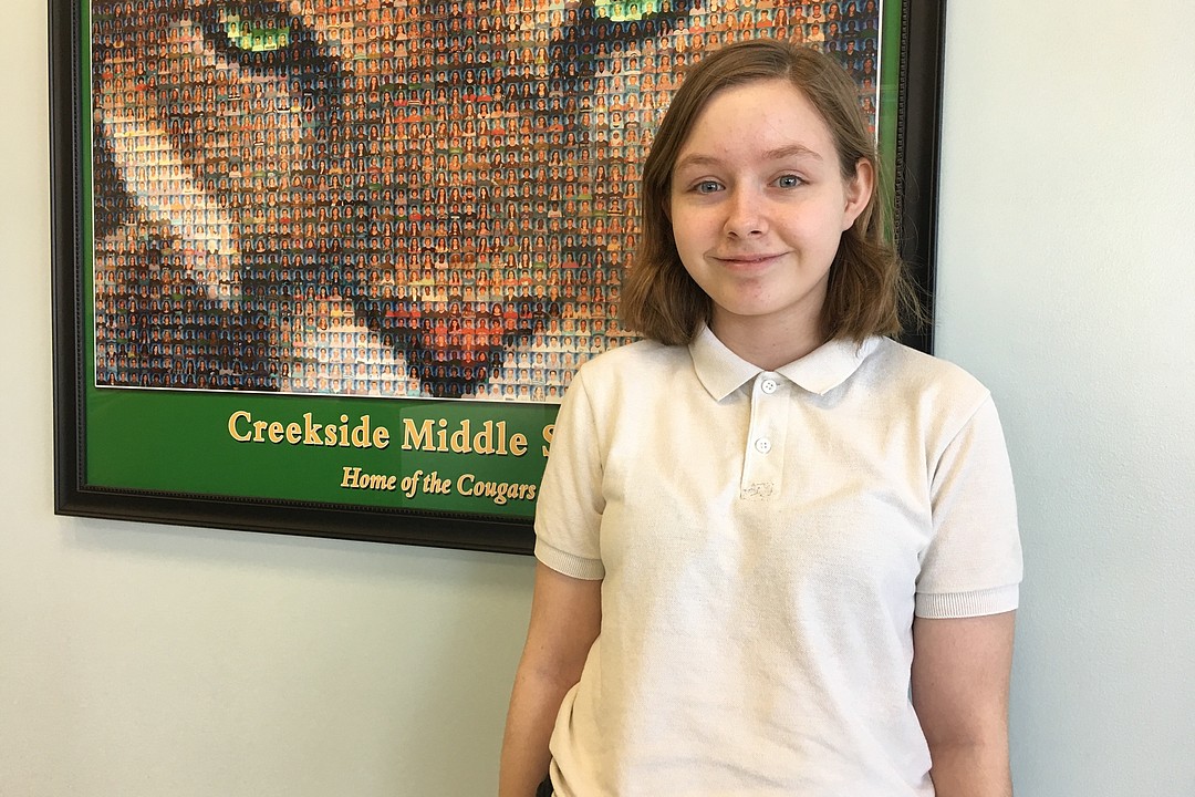 Creekside Middle School student Shianne Buckmaster named 2018 winner of ...