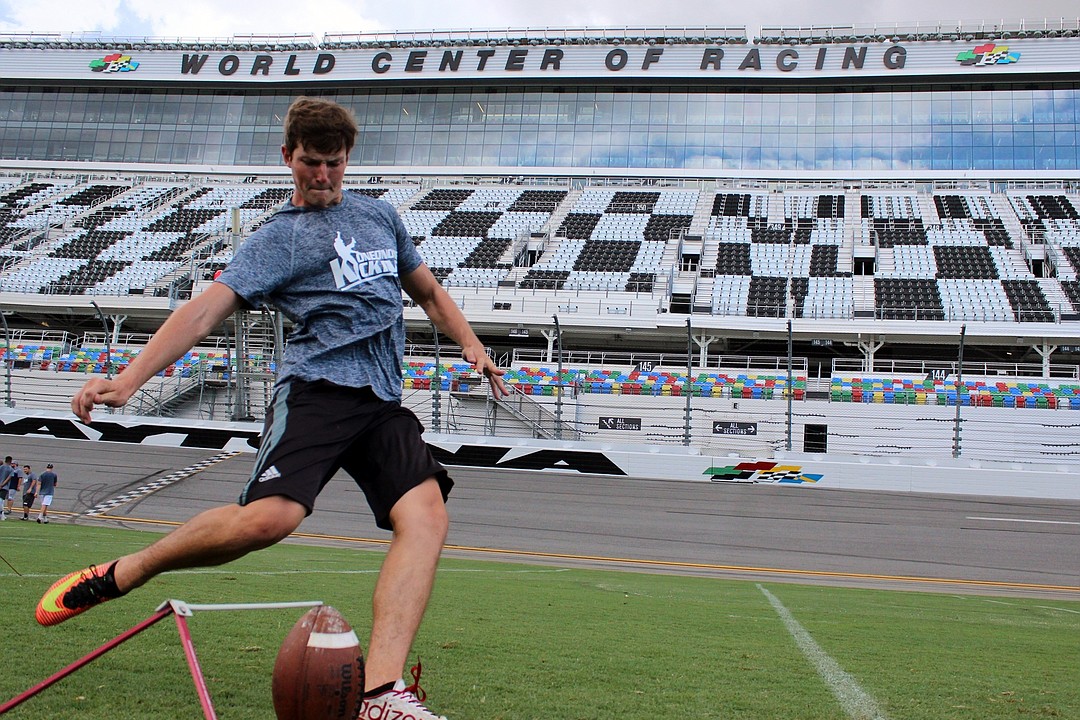 XTRA POINT: Kicking at Daytona International Speedway? Pretty cool ...