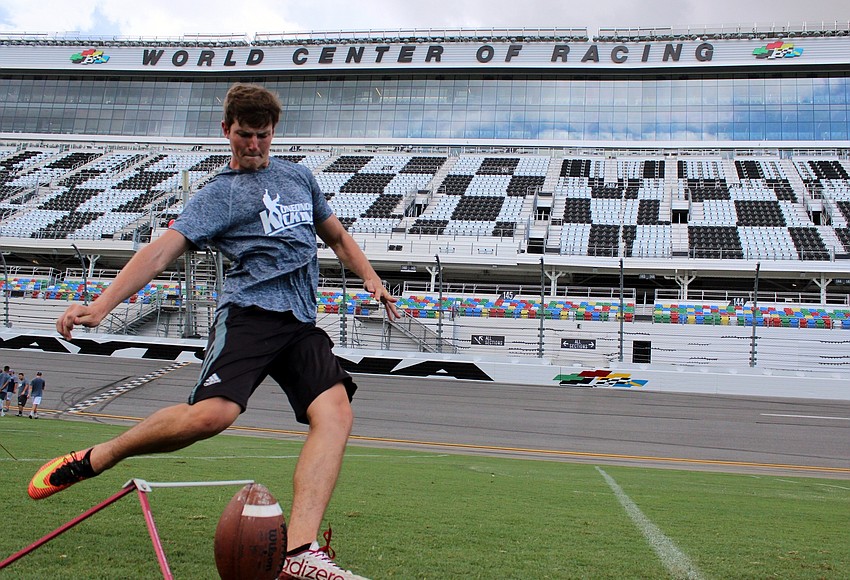 XTRA POINT: Kicking at Daytona International Speedway? Pretty cool ...
