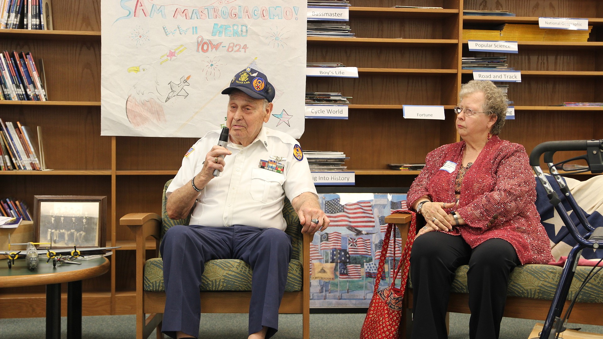 World War II hero tells Hinson Middle students about how he escaped the ...
