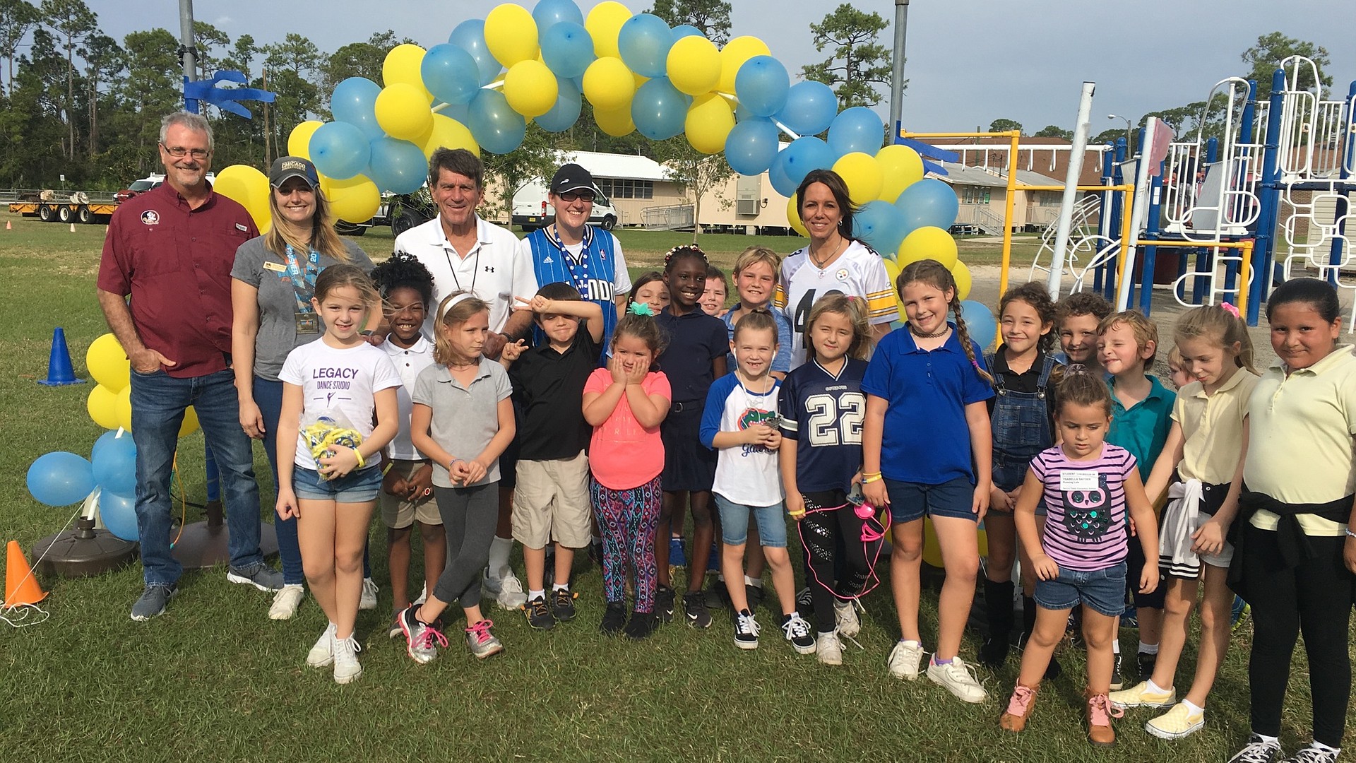 Spruce Creek Elementary holds walk-a-thon to raise funds for a shaded ...