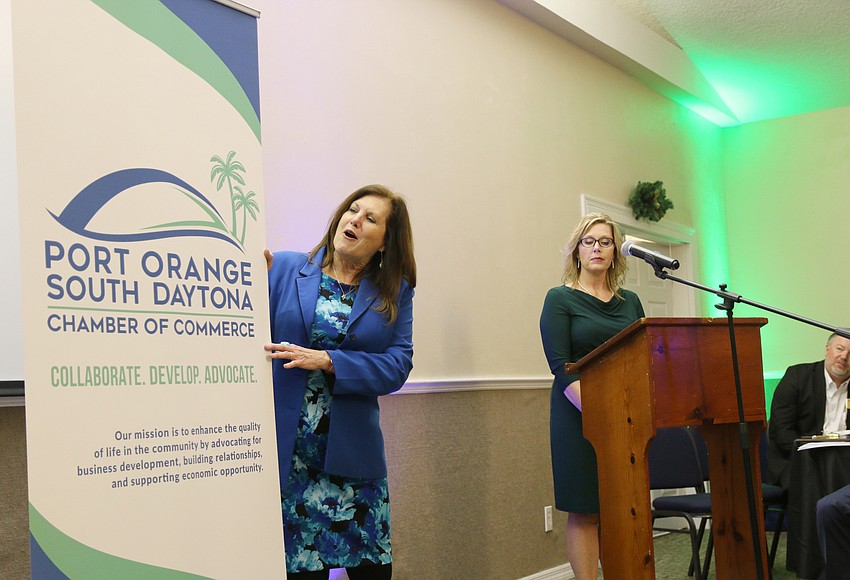 Business Observer | Photo - President Debbie Connors unveils the new ...