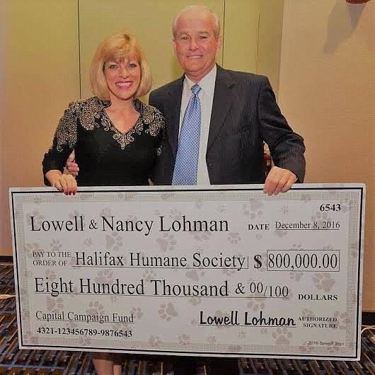 Nancy and Lowell Lohman donate $800,000 to Halifax Humane Society ...