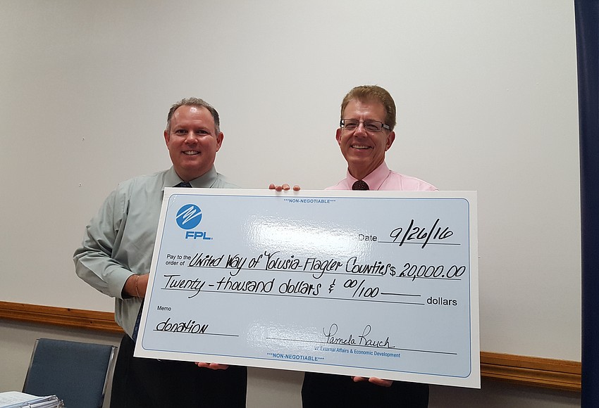 FPL helps out United Way | Observer Local News | Palm Coast Observer ...