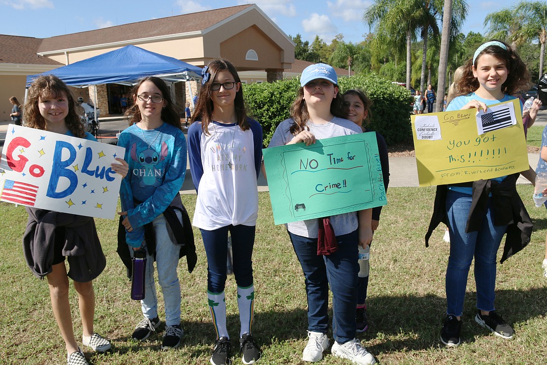 Riverbend Academy in Ormond Beach 'Backs the Blue' | Observer Local ...