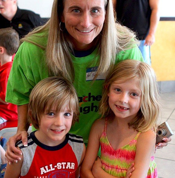 Your Observer | Photo - Principal Allison Foster with Kai, 5, and ...