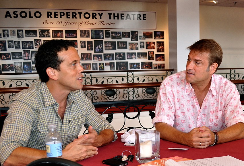 Your Observer | Photo - Ivan Menchell, writer, and Jeff Calhoun, director