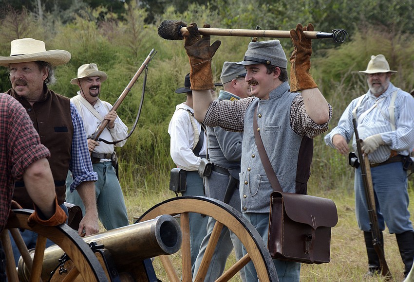 Flanking maneuvers and cannon fire at the Florida Agricultural Museum ...
