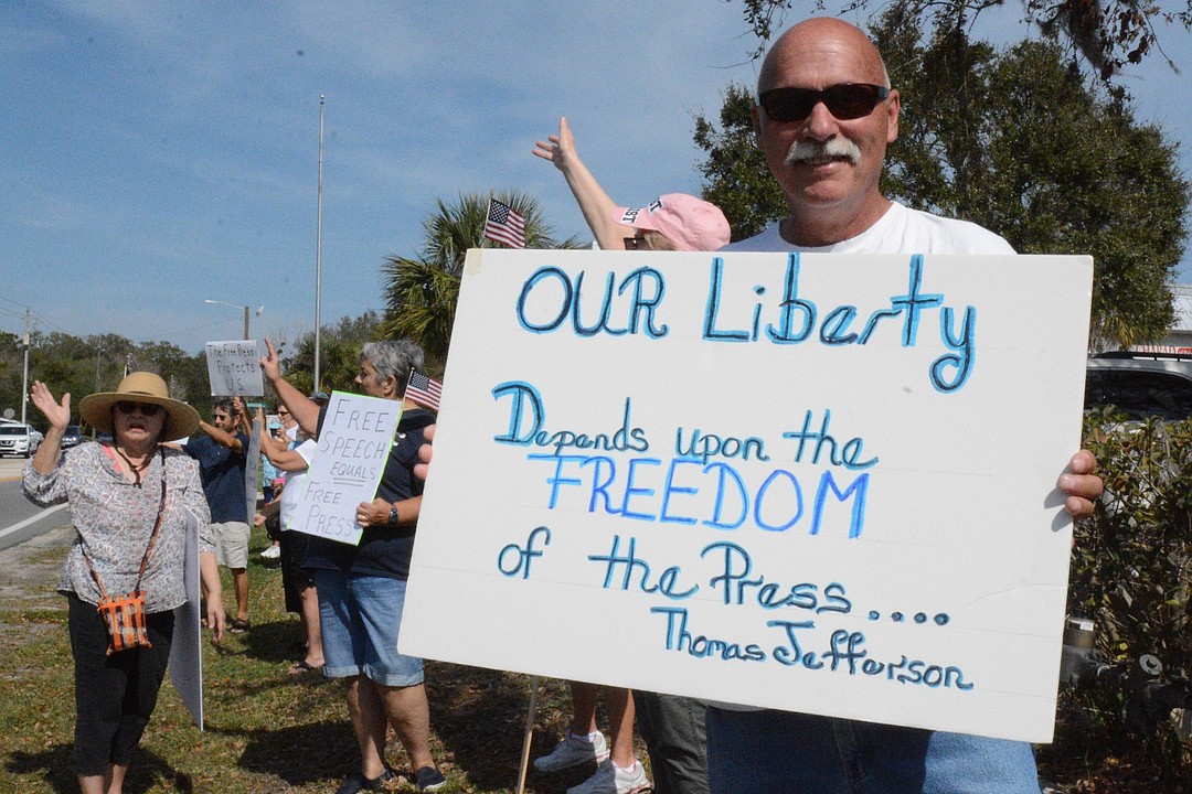 Local Indivisible groups rally and protest about national, local issues ...