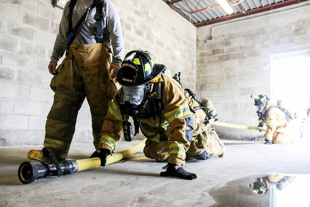 Zero-visibility simulation training for Flagler County Firefighters ...