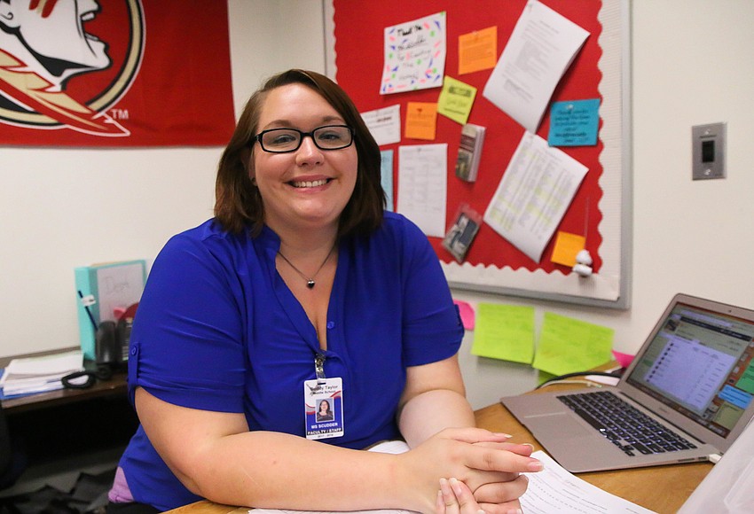 Buddy Taylor Middle School's Teacher of the Year, Erica Scudder, leads ...
