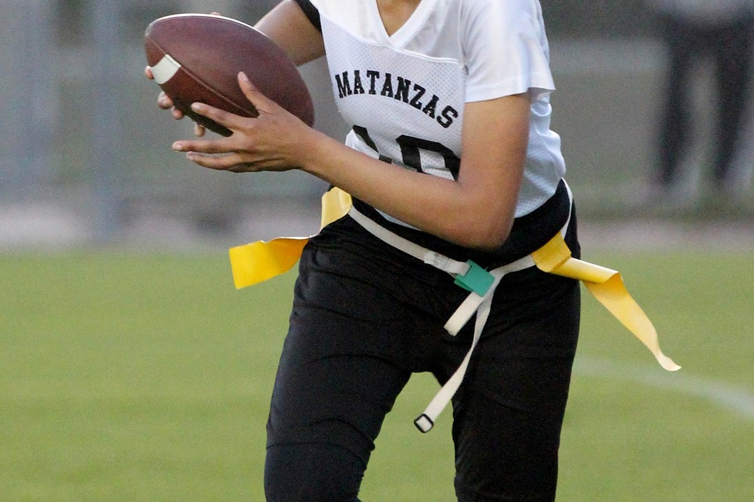Welcome to the game: Matanzas flag football player has never played ...