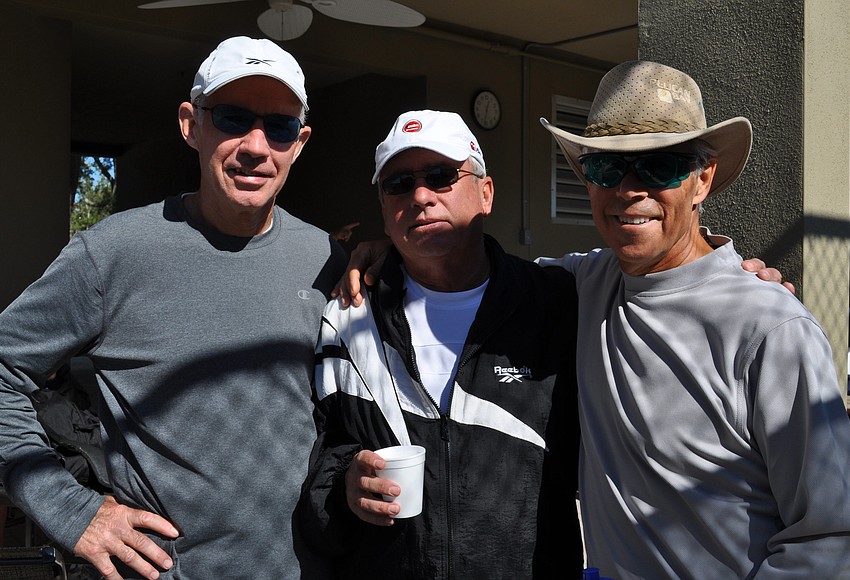 Your Observer | Photo - Mike Melnik (middle) coaches doubles partners ...
