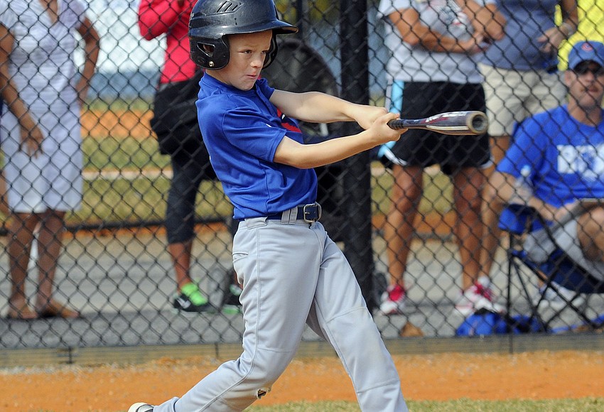 Your Observer | Photo - Seven-year-old Logan Grace notched a hit early ...