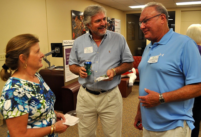 Your Observer | Photo - Kathy and Marc Blum chat with Greg McNally at ...