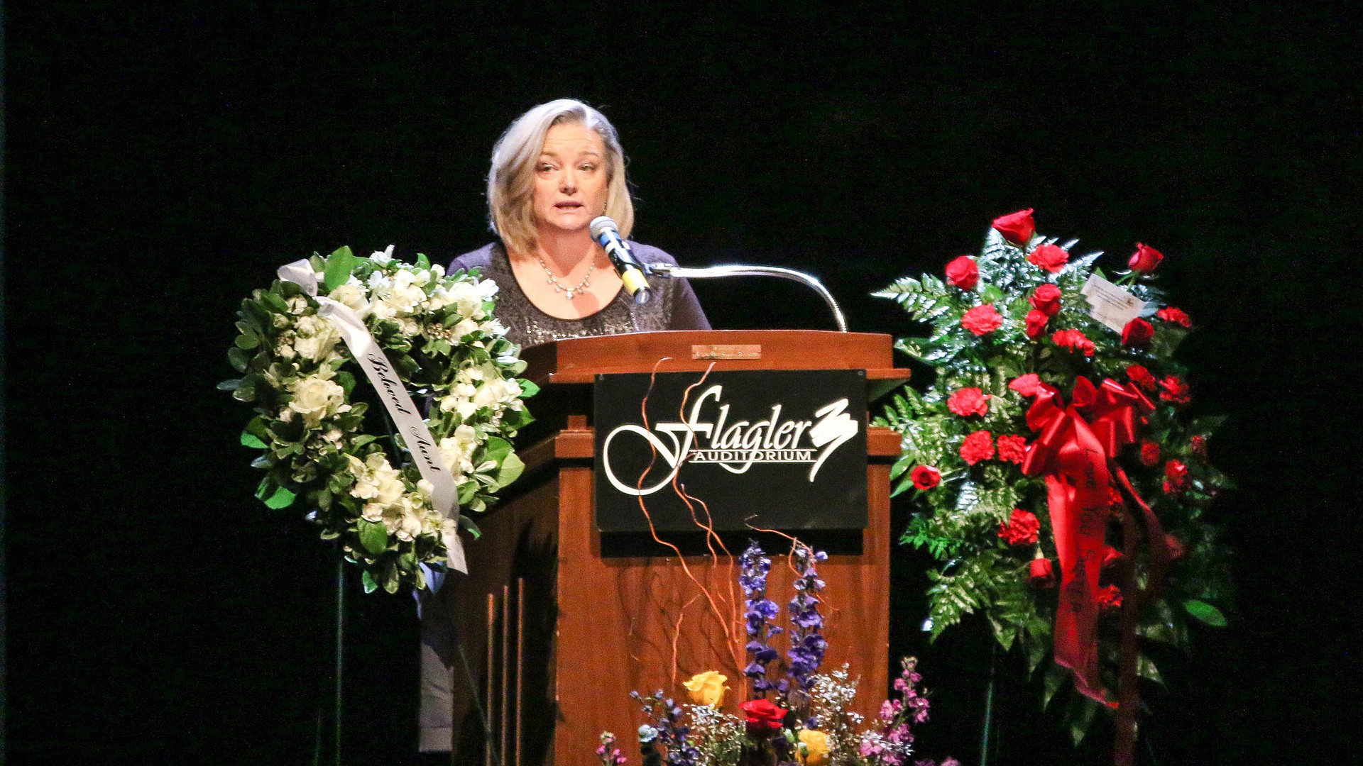 Life of Flagler Auditorium Director Lisa McDevitt celebrated with music ...