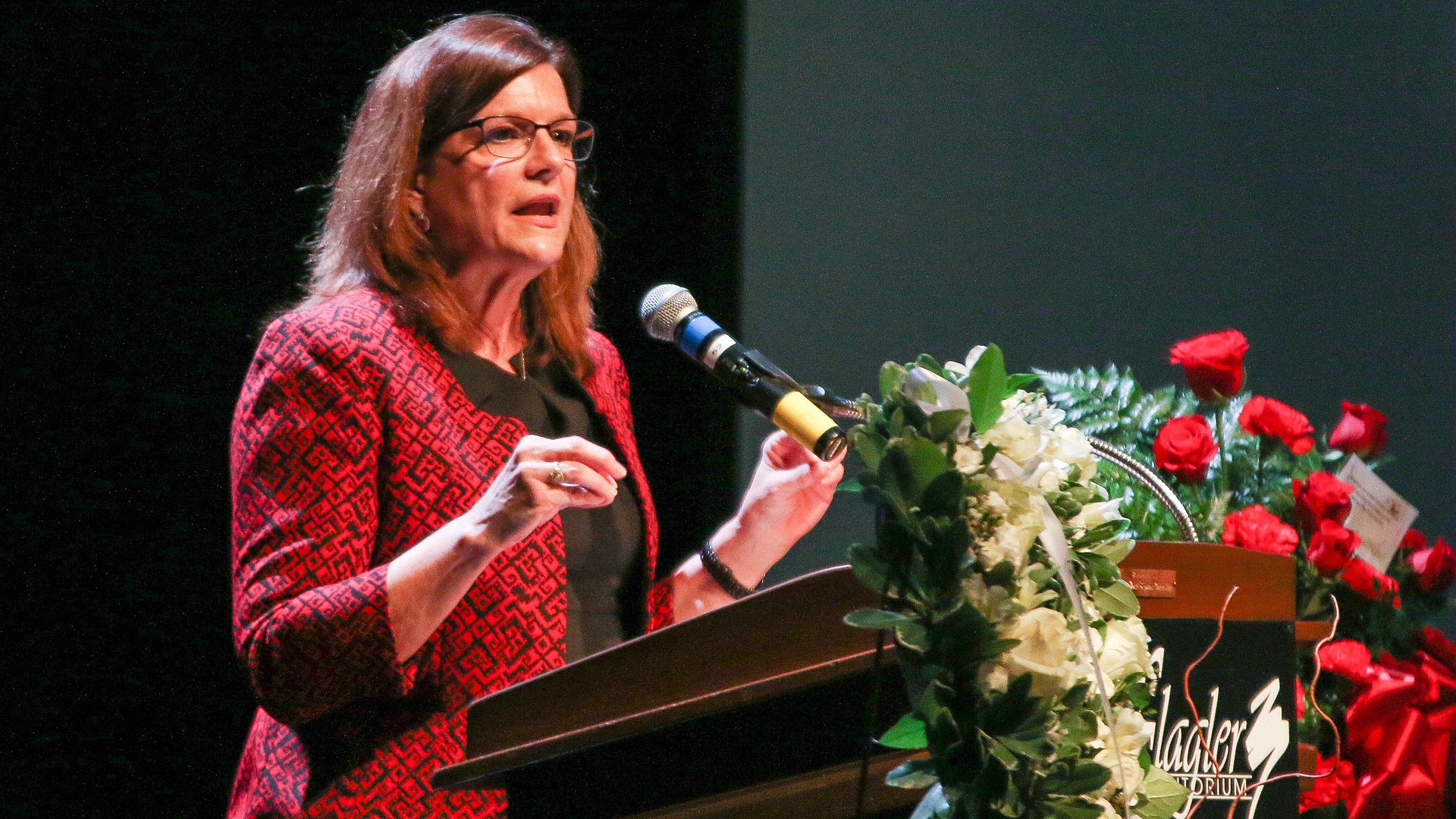 Life of Flagler Auditorium Director Lisa McDevitt celebrated with music ...