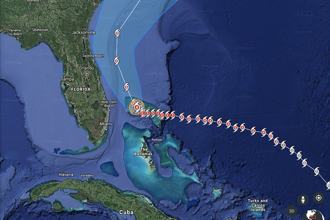 Dorian weakens to 130 mph, is still expected to parallel the coast ...