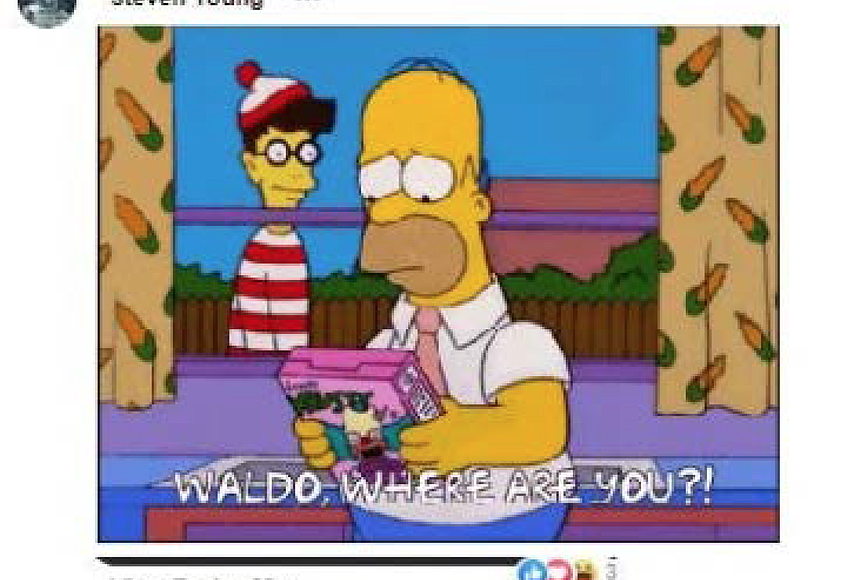 Wanted Man Taunts Flagler Sheriff With A Homer Simpson Wheres Waldo