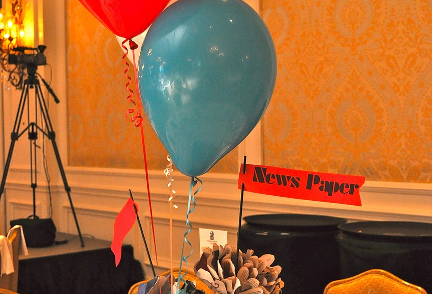 Your Observer | Photo - Media centerpieces focused on newspapers ...