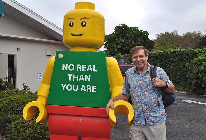Your Observer | Photo - Dr. Leatherman poses with the Lego man, who ...
