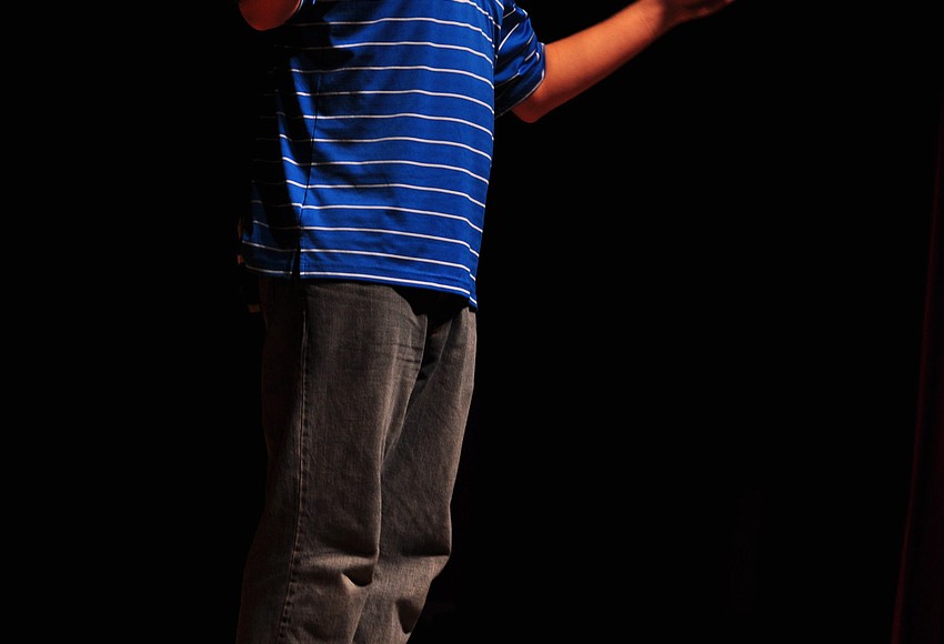 Your Observer | Photo - Ethan Cahill, as Joe, helped the audience learn ...