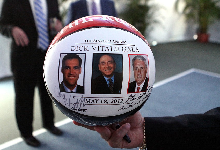 Your Observer | Photo - The Rock ball made for the 2012 Dick Vitale Gala.