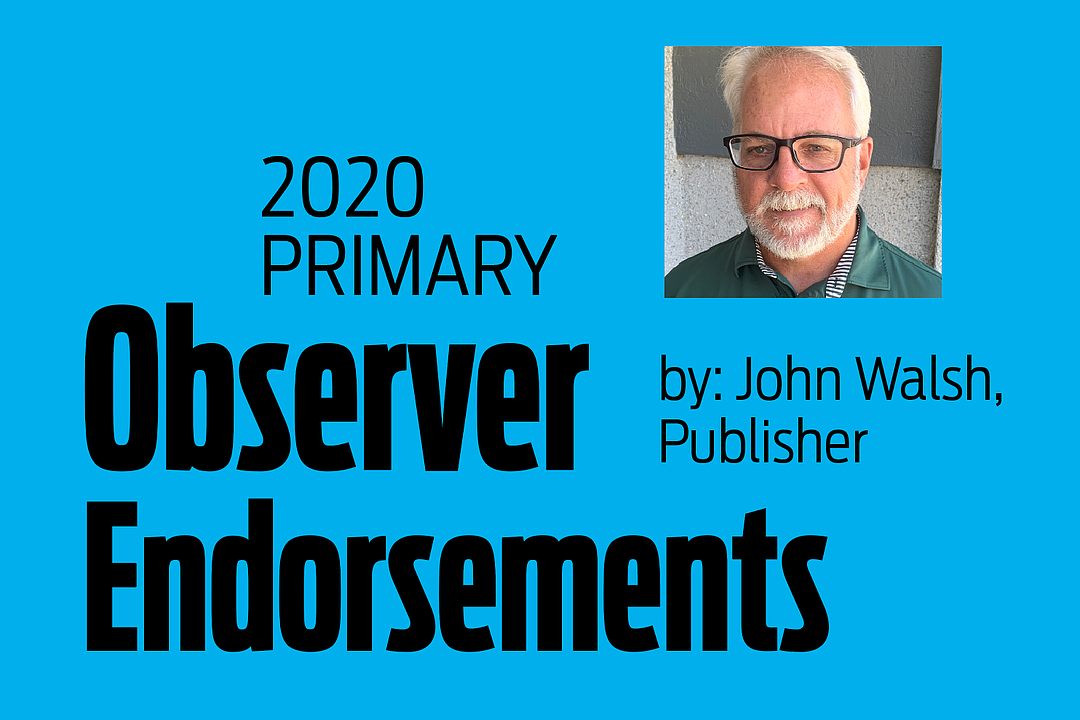 Observer Endorsements: Publisher John Walsh picks four out of five ...