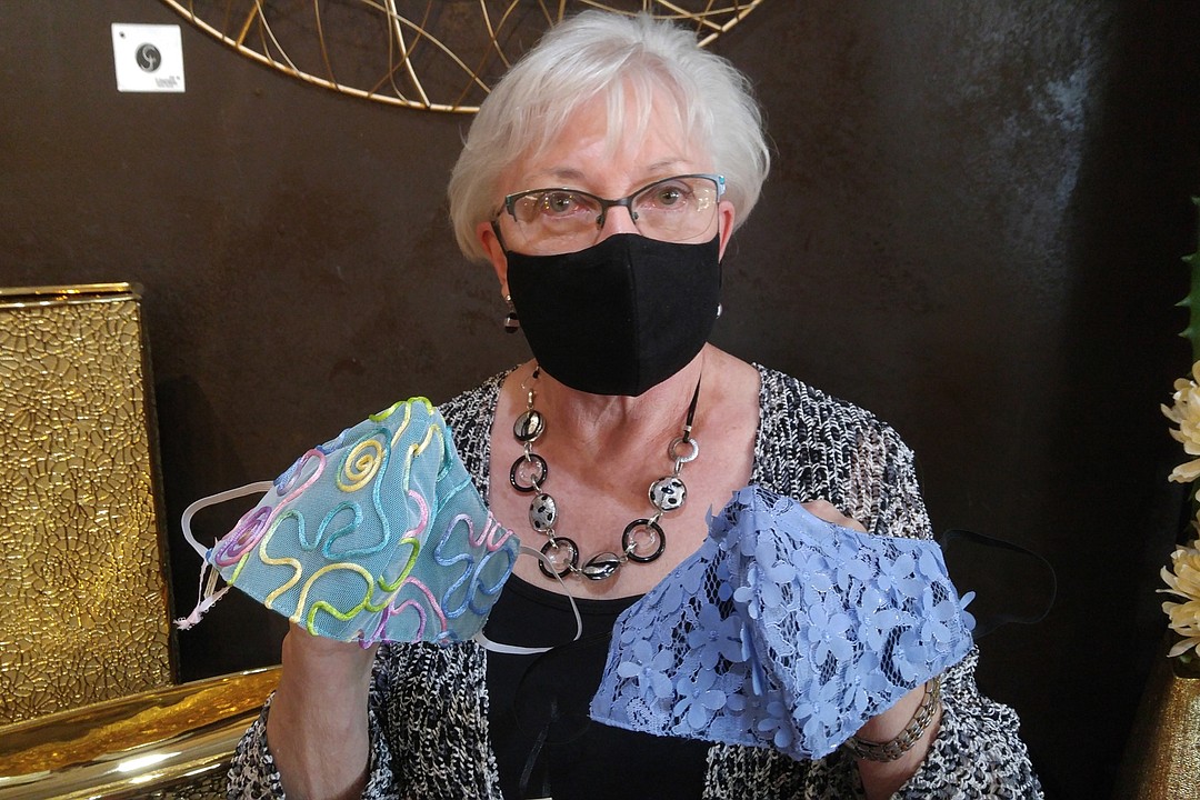 Master seamstress Penny Bennett has sewn over 800 face masks, all for a ...
