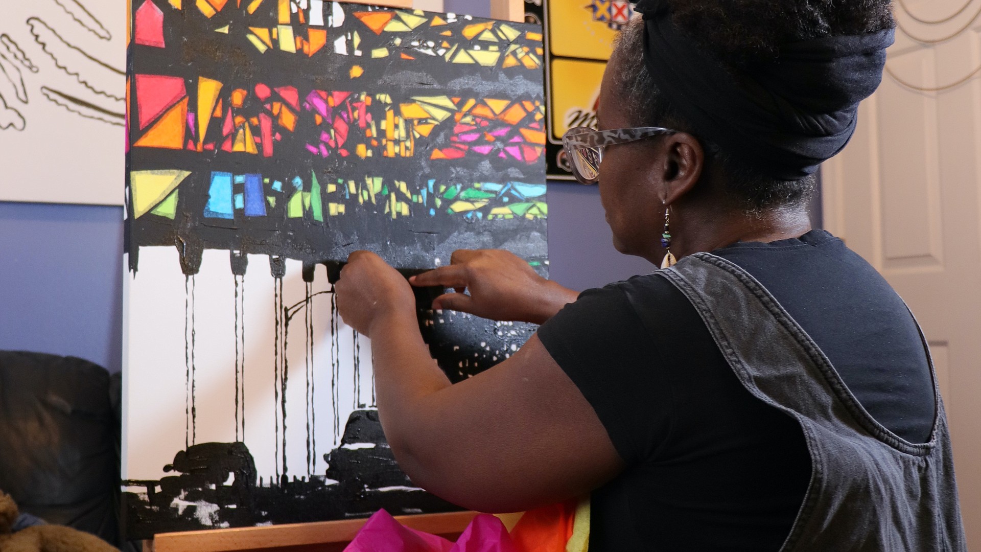 Palm Coast artist Richlin Burnett-Ryan featured in pop-up window ...