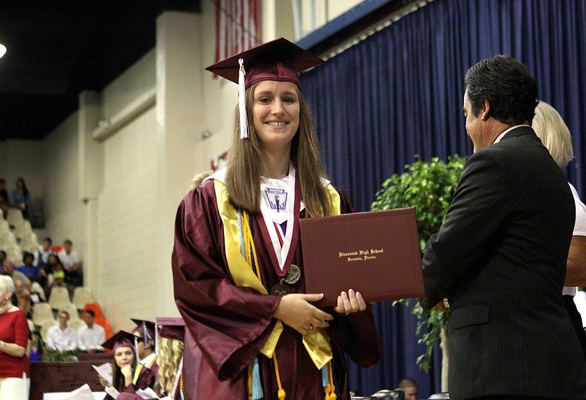 Your Observer | Photo - Allison Christie walks off the stage after ...