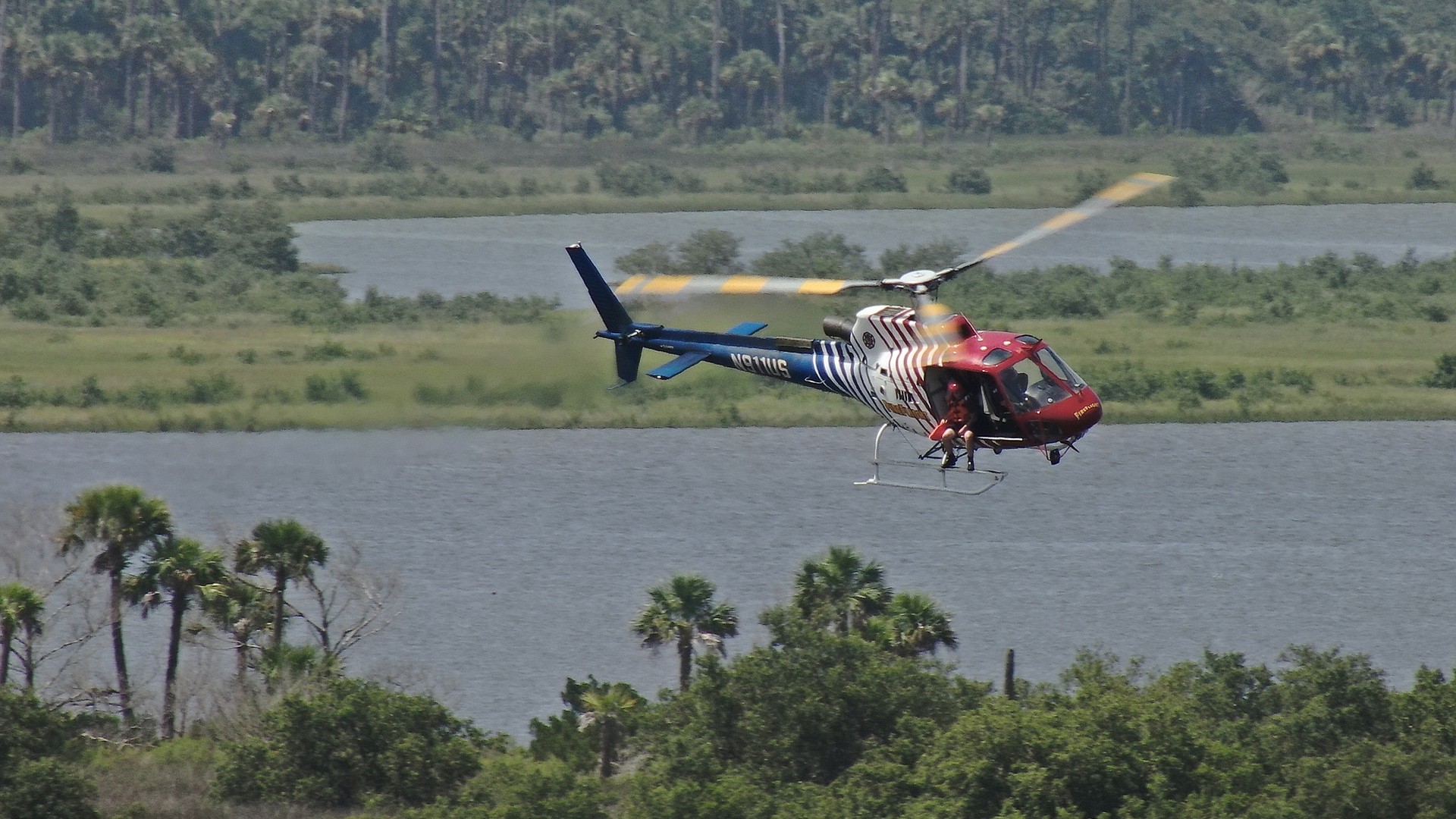 Flagler County FireFlight, Fire Rescue practice marine rescue ...