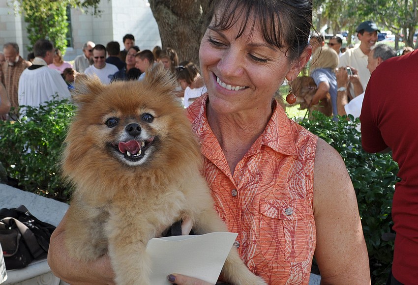 Your Observer | Photo - Beth Cave and her Pomeranian, Rajah.