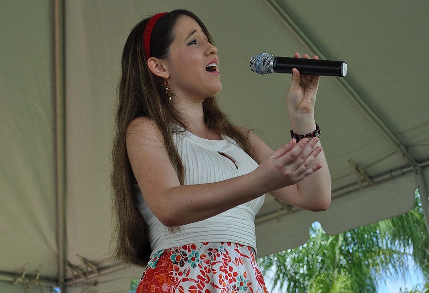 Your Observer | Photo - Fourteen-year old Marcella Brown performed opera.