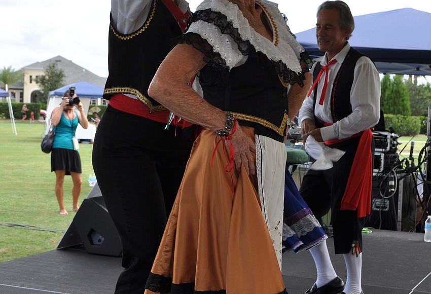 Your Observer | Photo - The Tarantella Dancers performed for the crowd.