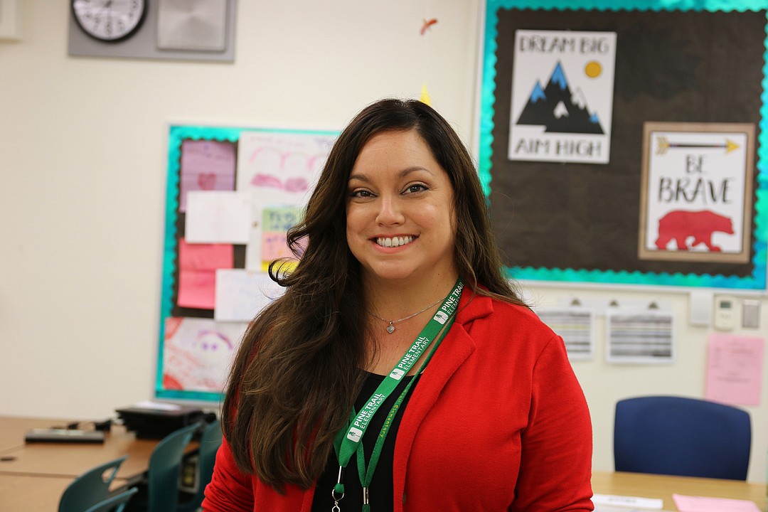 Hard-worker: Pine Trail Elementary teacher motivates students to ...