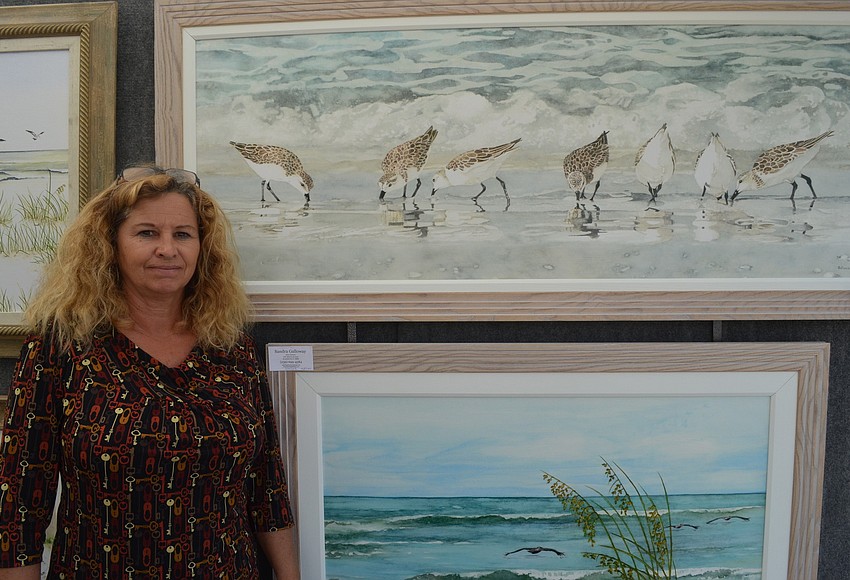 Your Observer | Photo - Sandra Galloway paints watercolor paintings.