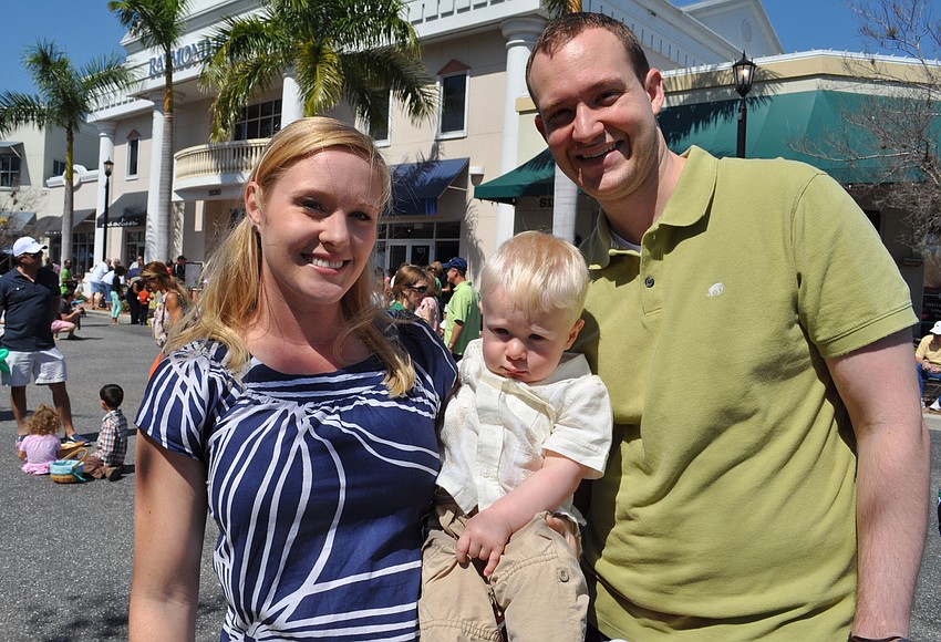 Your Observer | Photo - Kari, Cole and Dave Schroeter enjoyed the morning together.