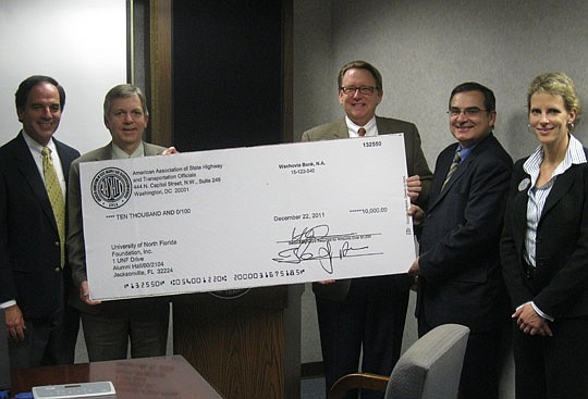 FDOT gives prize 'road funds' to UNF | Jax Daily Record