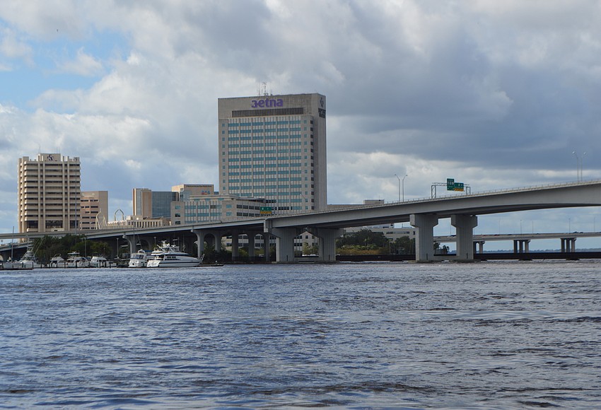 Jax Daily Record| Photo - A piece of the Aetna sign blew off the tower ...