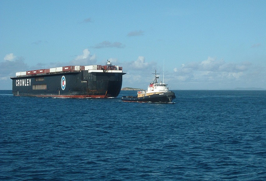 Jax Daily Record| Photo - Crowley’s Invader class tug Sentry pulls ...