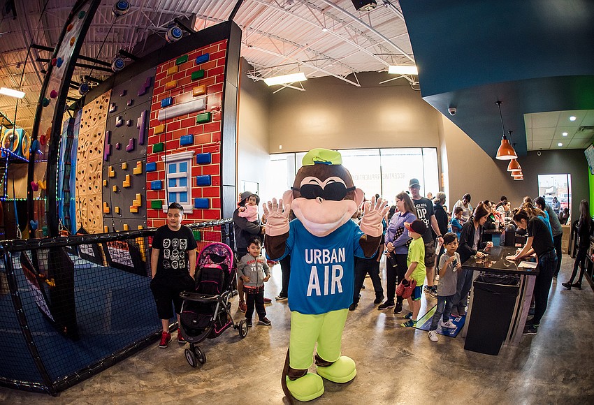 Jax Daily Record| Photo - Urbie, the mascot for Air Adventure Park.