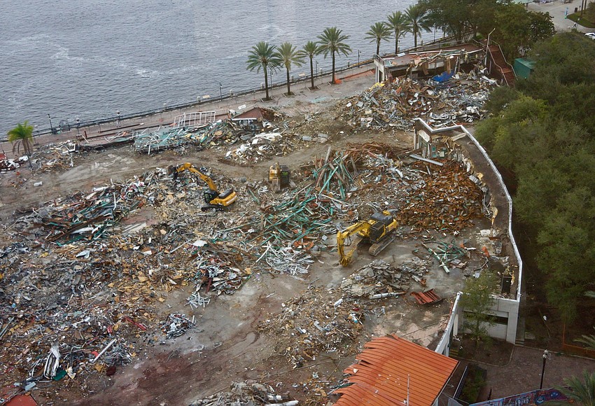 Jax Daily Record| Photo - The Jacksonville Landing on the morning of ...