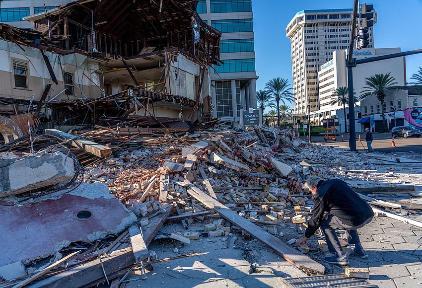 Jax Daily Record| Photo - Retired Capt. Phil Pfarr salvages a brick ...