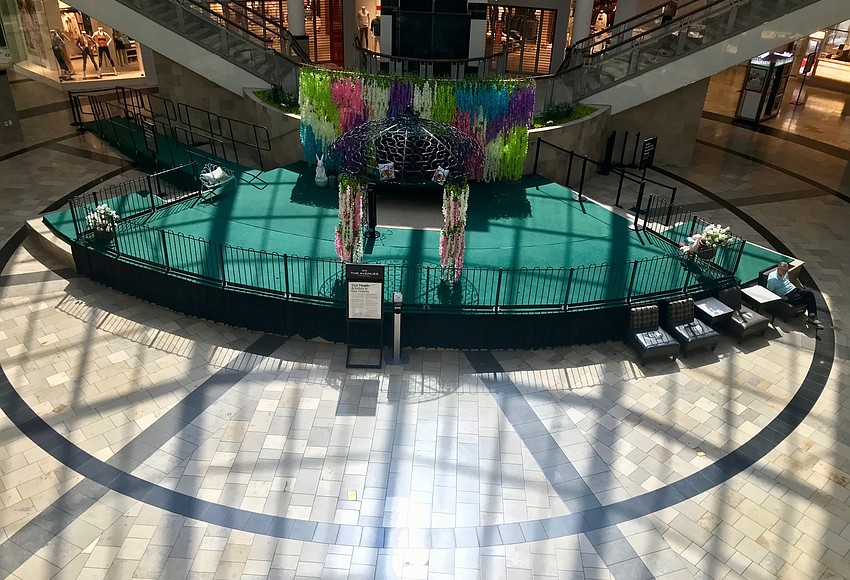 Jax Daily Record| Photo - A usually bustling area, the mall's atrium ...