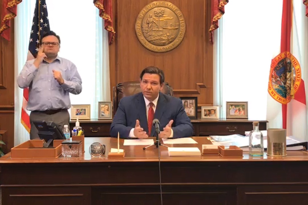 Governor orders Floridians to stay at home; Curry orders nonessential ...