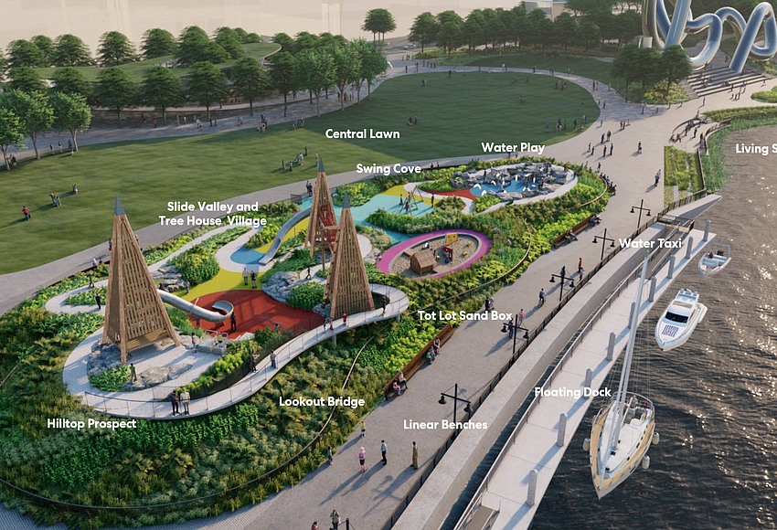 Jax Daily Record| Photo - An artist's rendering of One Park Jax, designed by Perkins & Will.