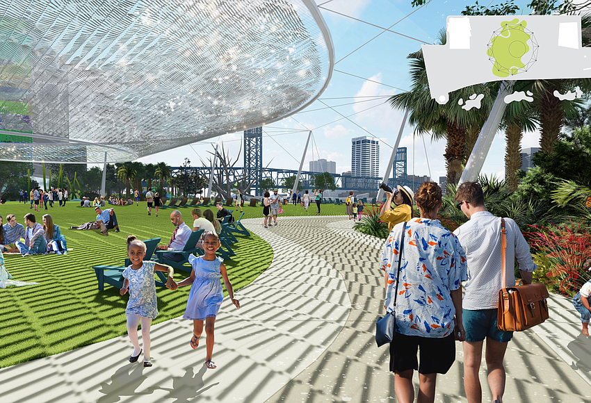 Jax Daily Record| Photo - An artist's rendering of Jax Park.