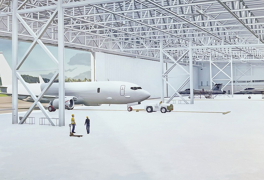 Jax Daily Record| Photo - An interior rendering of a hangar inside’s ...
