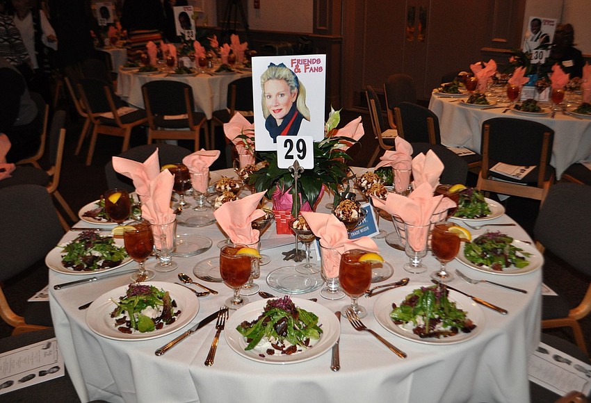 Your Observer | Photo - The tables were decorated with signs with ...